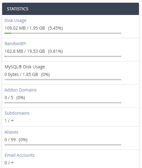 How do I check and monitor my bandwidth usage in cPanel? - Knowledgebase - Prostack