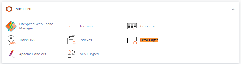 How do I set up error pages for the site from cPanel? - Knowledgebase - Prostack