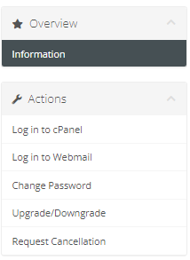 Shared Hosting: How do I upgrade my service within the client portal? - Knowledgebase - Prostack