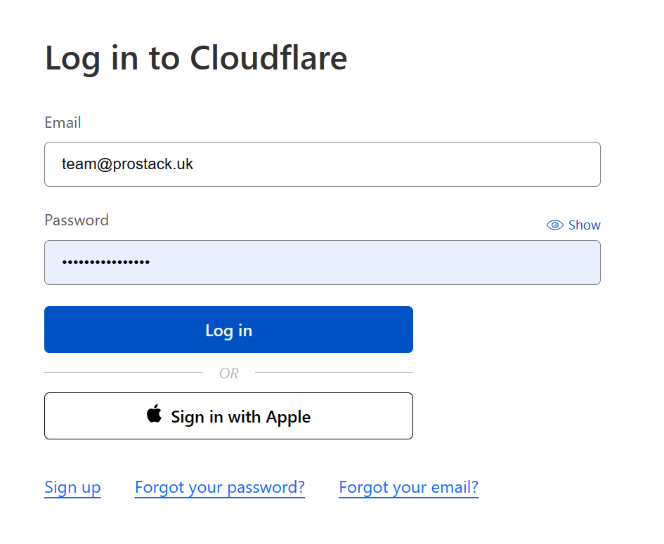 How Do I Add Prostack As A Member To My Cloudflare Account