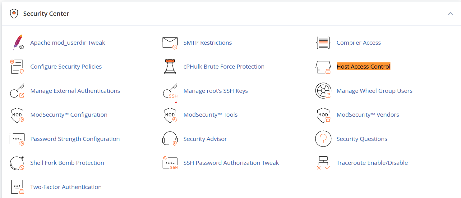How Do I Add An Ip Address In Host Access Control Knowledgebase